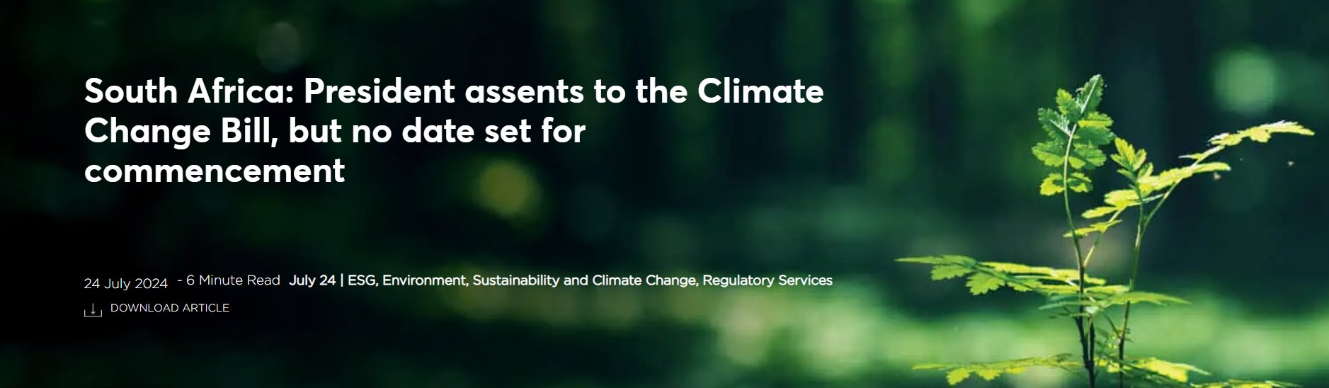 News – National Climate Change Information System